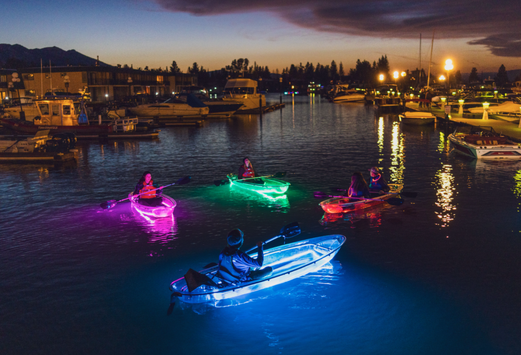 Lake Tahoe | LED Glow Night Kayak Tour